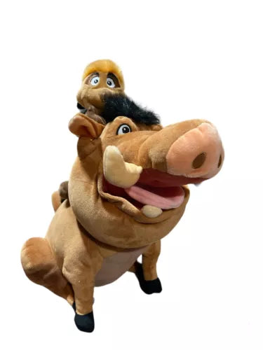 Disney Official The Lion King Pumbaa & Timon Soft Plush Toy – Smile ...